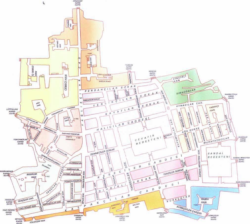 site map grand bazaar | Tour Ke Turki 2025 2026